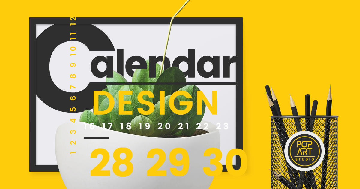 Professional calendar design services | PopArt Studio Novi Sad