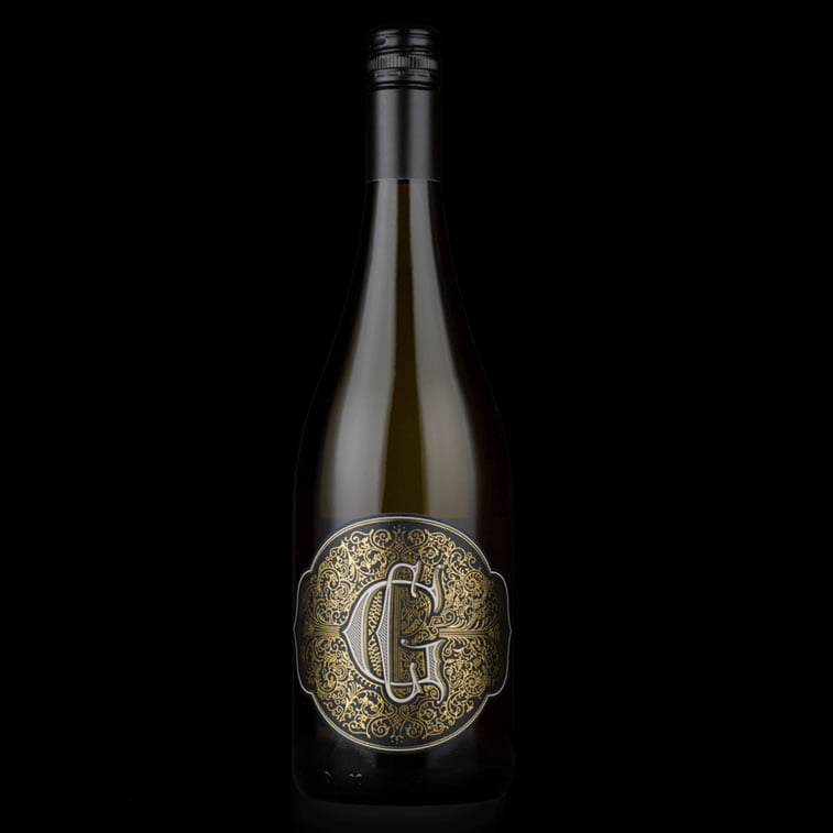 dizajn etikete za vino gold crush
