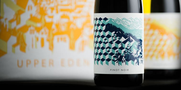 dizajn etikete za vino upper eden