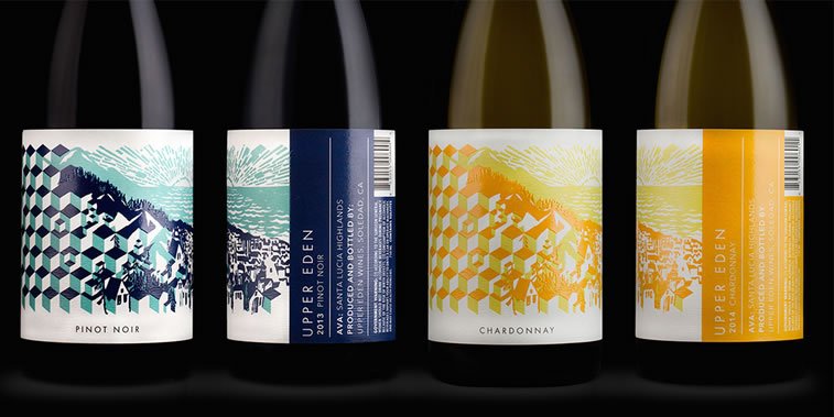 dizajn etikete za vino upper eden