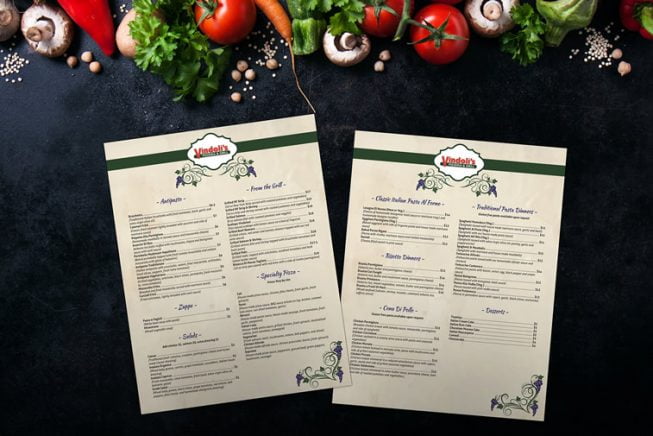 Restoranski meniji i jelovnici – 15 odličnih primera