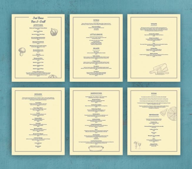 Restoranski meniji i jelovnici – 15 odličnih primera