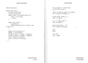 Code Poetry: Poems Written in Programming Languages