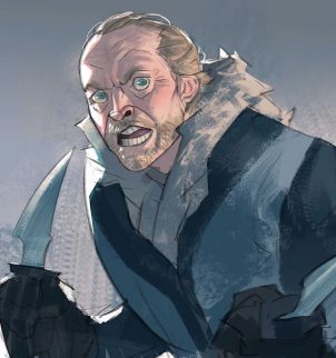 Game of Thrones character illustrations by Ramon Nuñez