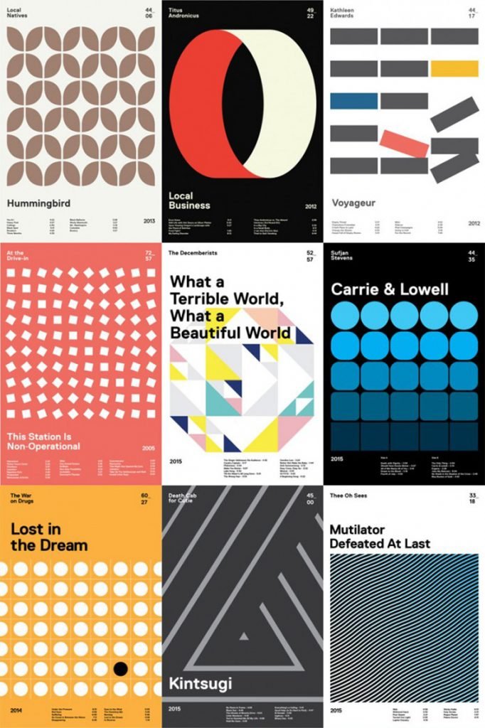 Inspiring Use of Geometry in Graphic Design
