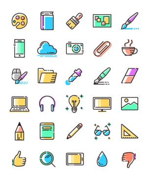 Atraktivne kolekcije grafičkih ikonica za sajtove