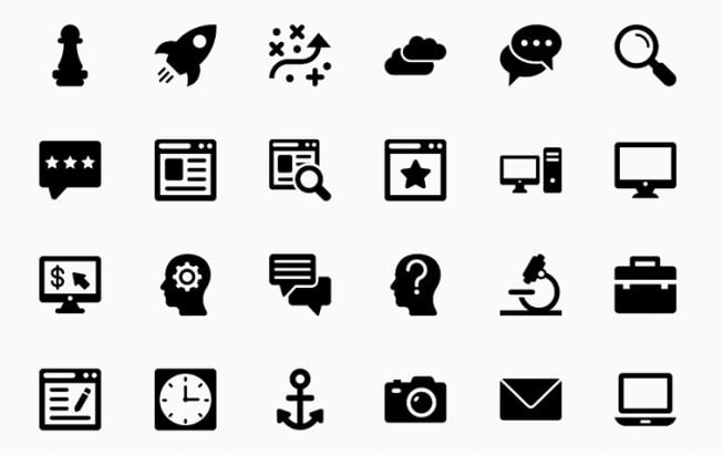 Atraktivne kolekcije grafičkih ikonica