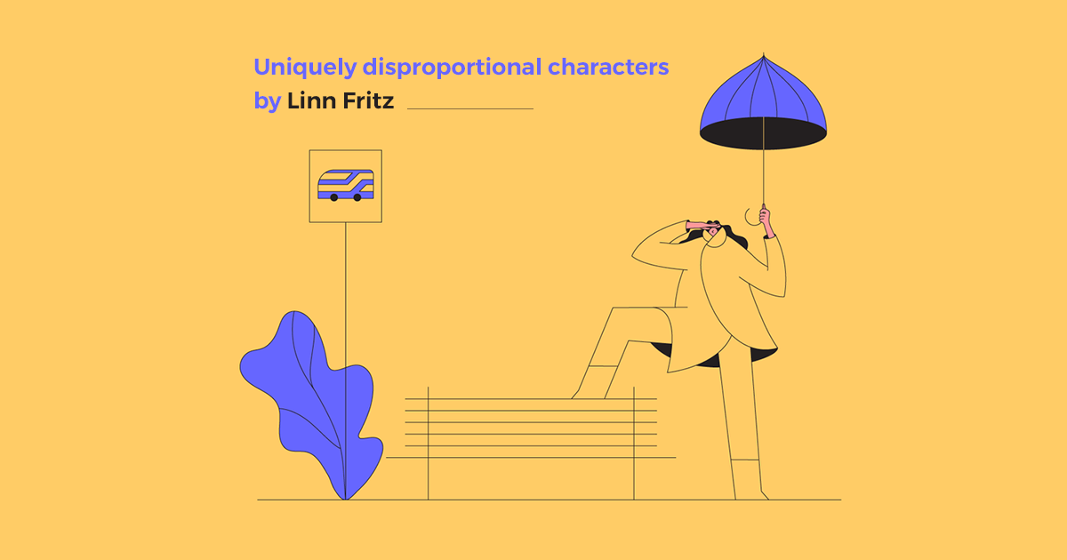 Uniquely disproportional characters by Linn Fritz