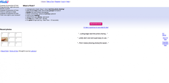 Dizajn popularnih web sajtova: nekad i sad