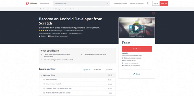 Free Online Courses For Mobile App Development
